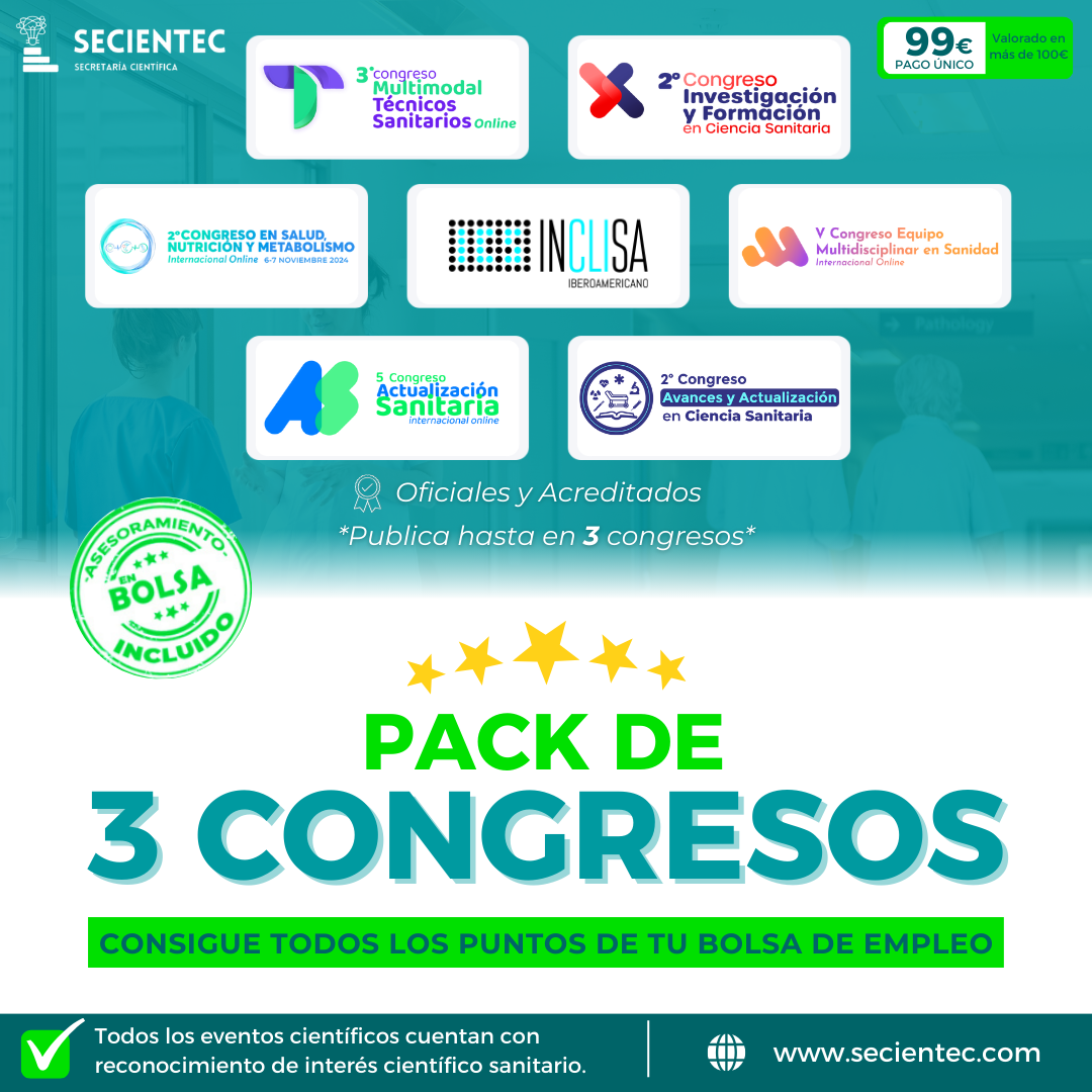 Pack de 3 Congresos - SECIENTEC